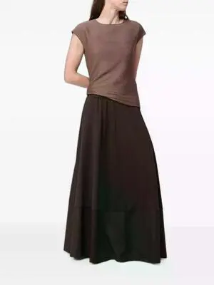 Max Mara Ribbed Knit Short-sleeved T-shirt