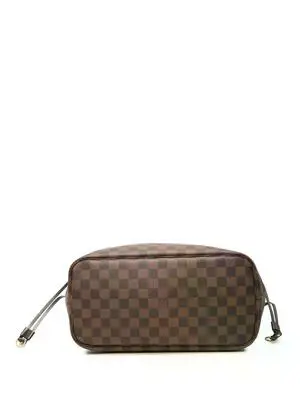 LOUIS VUITTON Damier Ebene Neverfull Mm Tote Bag