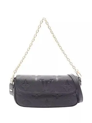LOUIS VUITTON Monogram Empreinte Giant Ivy Wallet On Chain Satchel - Black
