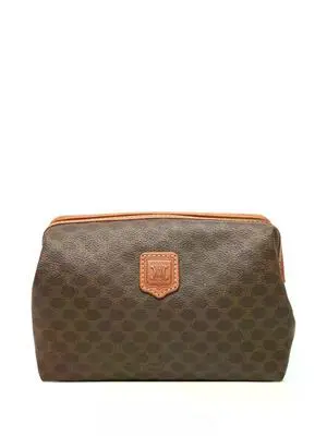 Celine Macadam Coated Canvas Pouch