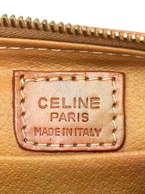 Celine Macadam Coated Canvas Pouch