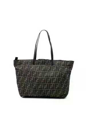 Fendi Zucca Canvas Tote Bag - Brown
