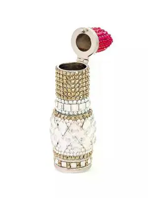 Judith Leiber Crystal-embellished Lipstick Pillbox