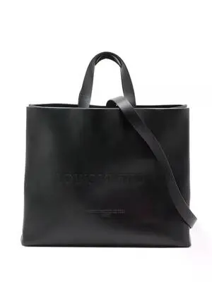 LOUIS VUITTON Other Leathers Shopper Tote Mm Satchel - Black