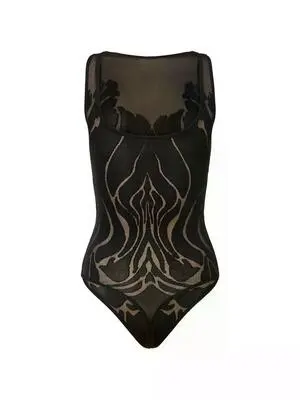 Wolford Rose Shadow Sleeveless Bodysuit