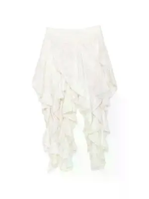 YCH Asymmetric Hem Mini Skirt