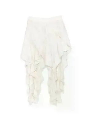 YCH Asymmetric Hem Mini Skirt
