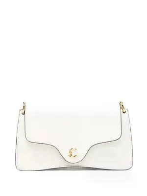 COCCINELLE Mini C-me Leather Clutch Bag - Neutrals