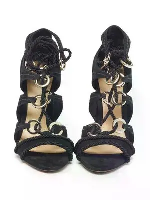 ALEXANDRE BIRMAN Rope Lace-up Heeled Sandals
