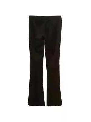 Gucci Gabardine Flared Trousers - Black