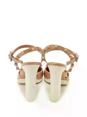 Valentino Garavani Rockstud Leather Heeled Sandals