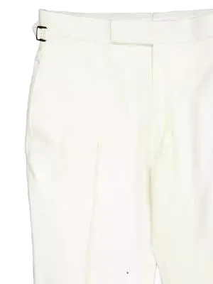 TOM FORD Pressed-crease Silk Trousers