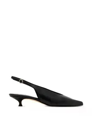 AeydĒ Camila Pointed-toe Slingback Pumps - Black