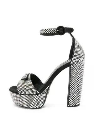 Prada Crystal-embellished Platform Sandals