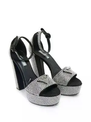Prada Crystal-embellished Platform Sandals
