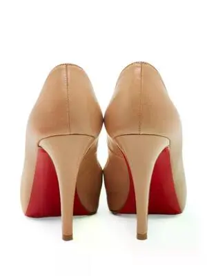 CHRISTIAN LOUBOUTIN Very Privé Peep-toe Heels