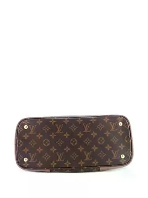 LOUIS VUITTON Flandrin Handbag Monogram Canvas And Leather Tote - Brown