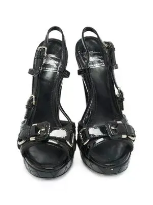 Burberry Quilted Buckle Sandals