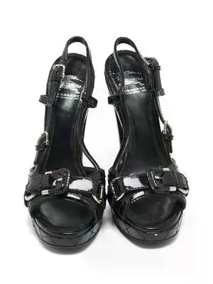 Burberry Quilted Buckle Sandals