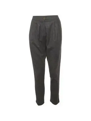 Fendi Pleated Wool Trousers