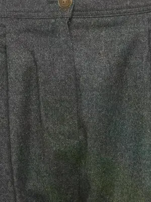 Fendi Pleated Wool Trousers