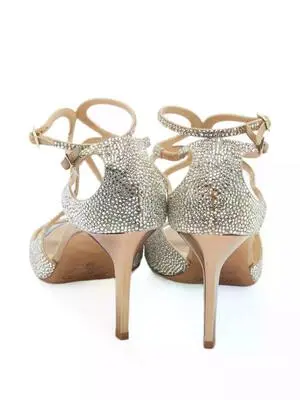 JIMMY CHOO Lance Crystal Sandals