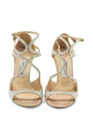 JIMMY CHOO Lance Crystal Sandals