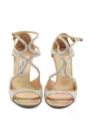 JIMMY CHOO Lance Crystal Sandals