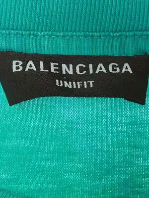 Balenciaga Distressed Logo Print T-shirt