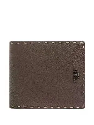 Fendi Selleria Leather Wallet - Brown