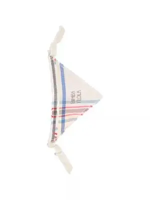 Bimba Y Lola Check-pattern Triangle Hair Scarf