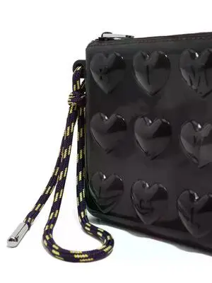 Bimba Y Lola Heart-embossed Zip-around Silicone Phone Case