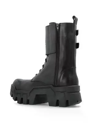 Balenciaga Bulldozer Lace-up Boots