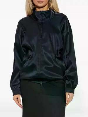 Balenciaga Satin Zip-up Bomber Jacket