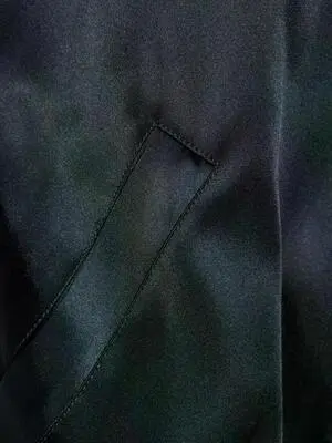 Balenciaga Satin Zip-up Bomber Jacket