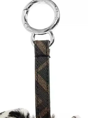 Fendi Ito Dog-motif Leather Keyring