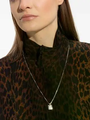 Balenciaga Square Pendant Necklace