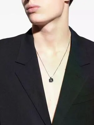 Balenciaga Square Pendant Necklace