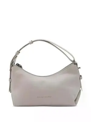 Brunello Cucinelli Grained Leather Shoulder Bag - Grey