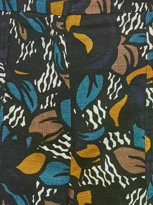Max Mara Floral Print Wide-leg Trousers