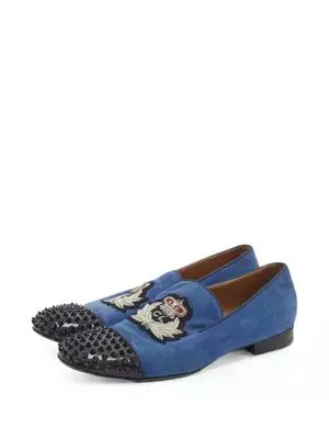 CHRISTIAN LOUBOUTIN Harvanana Spike-detail Slippers