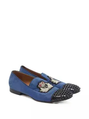 CHRISTIAN LOUBOUTIN Harvanana Spike-detail Slippers