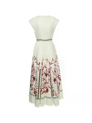Giambattista Valli Floral Print Flared Maxi Dress
