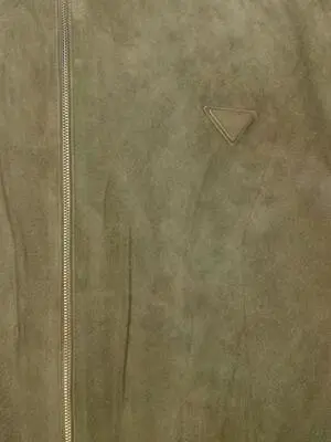 Prada Suede Aged Effect Jacket