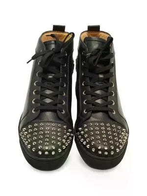 CHRISTIAN LOUBOUTIN Lou Spikes High Top Sneakers