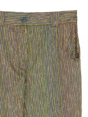 KIKO KOSTADINOV Charcoal Striped Flared Trousers