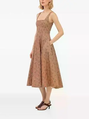 Agua Bendita Frontera Quebrada Midi Dress