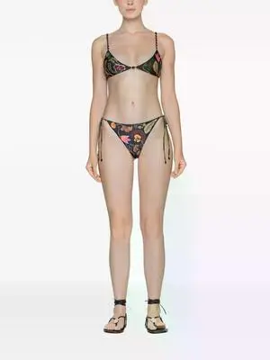 Agua Bendita Embroidered Bikini Bottom
