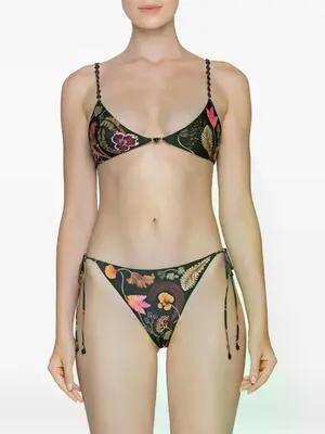 Agua Bendita Embroidered Bikini Bottom