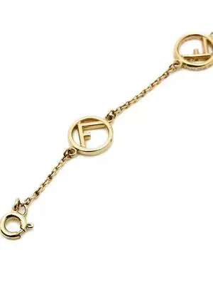 Fendi F Is Crystal-embellished Bracelet